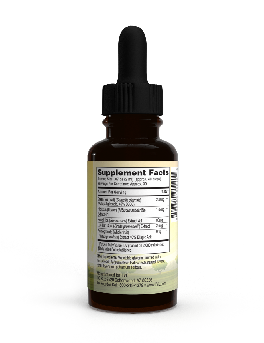 Green Tea Elixir: Immune & Energy Formula | IVL – IVL.com